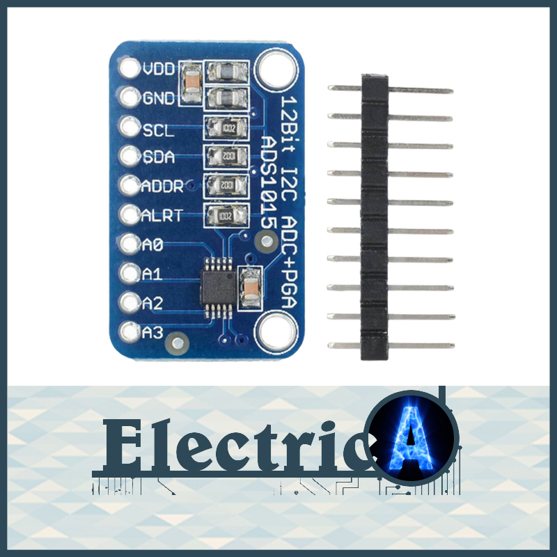 ADS1015 12-bit Precision Analog Digital Coverter ADC Development Board ...