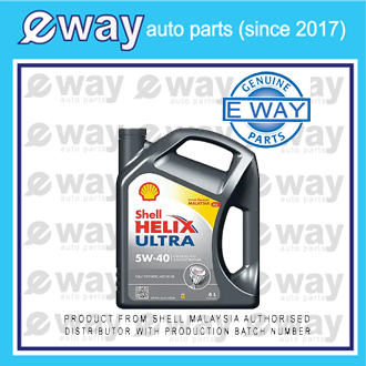 SHELL HELIX ULTRA 5W-40 4L MOTOR OIL ( WITH PASARAN MALAYSIA LABEL ...