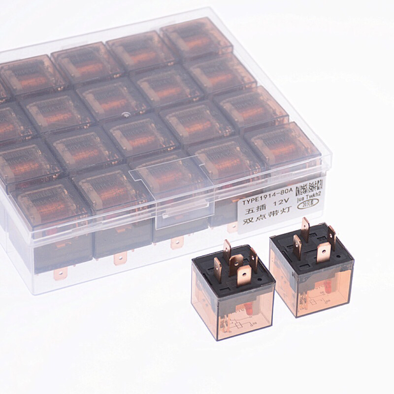 Waterproof Car Truck Auto Automotive 12V/24V 80AMP 87A Relay 5 Pin New ...