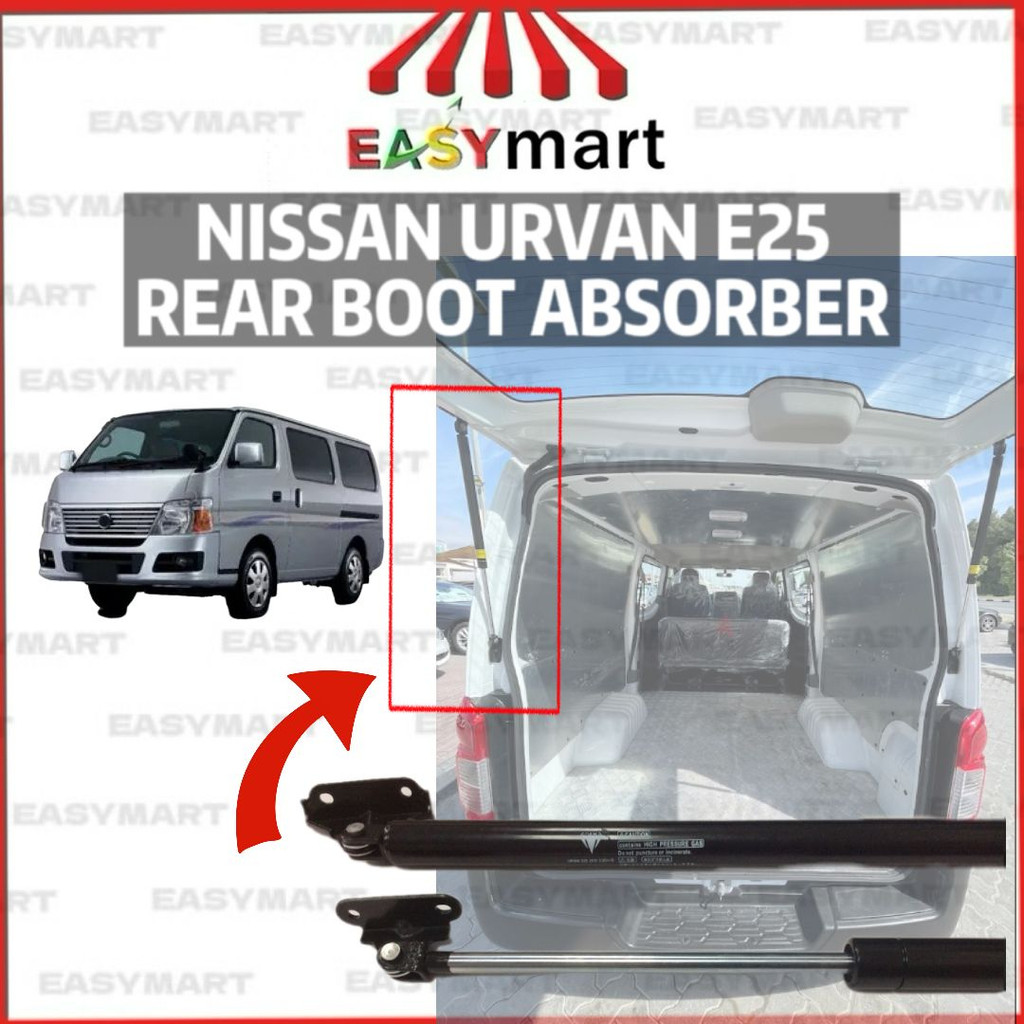 Nissan Urvan E25 2010 Rear Bonnet Damper Boot Absorber Gas Spring Set ...