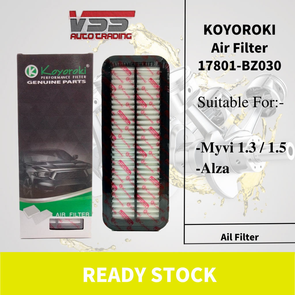 KOYOROKI PERODUA Air Filter 17801-BZ100 /17801-BZ030/17801-BZ140 ...