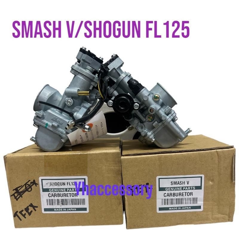 SMASH V/SHOGUN FL125 CARBURETOR ORIGINAL SUZUKI(MADE IN JAPAN) | Shopee ...