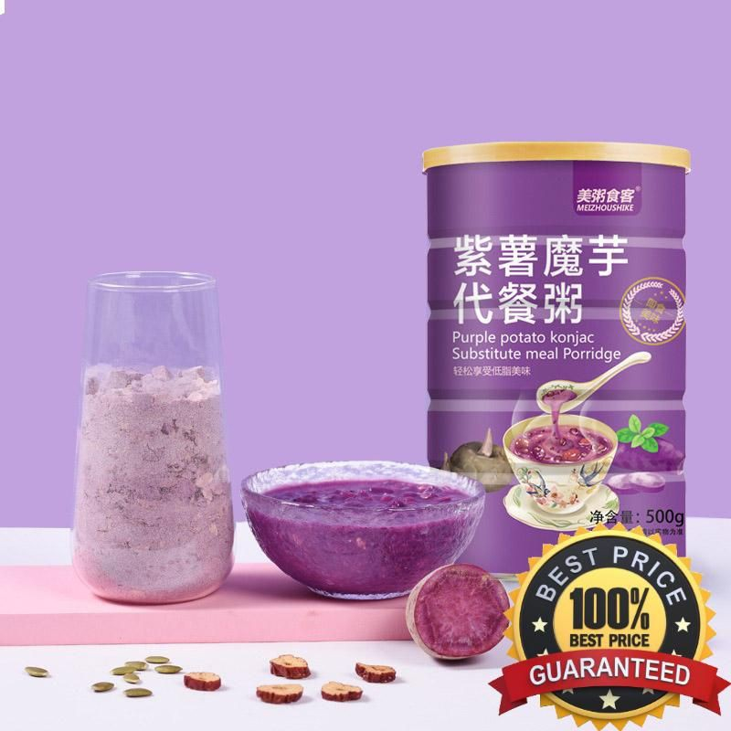 美粥食客 紫薯魔芋代餐粉500g MEIZOU Japanese Chia seeds cereal Mix Diet Cereal ...