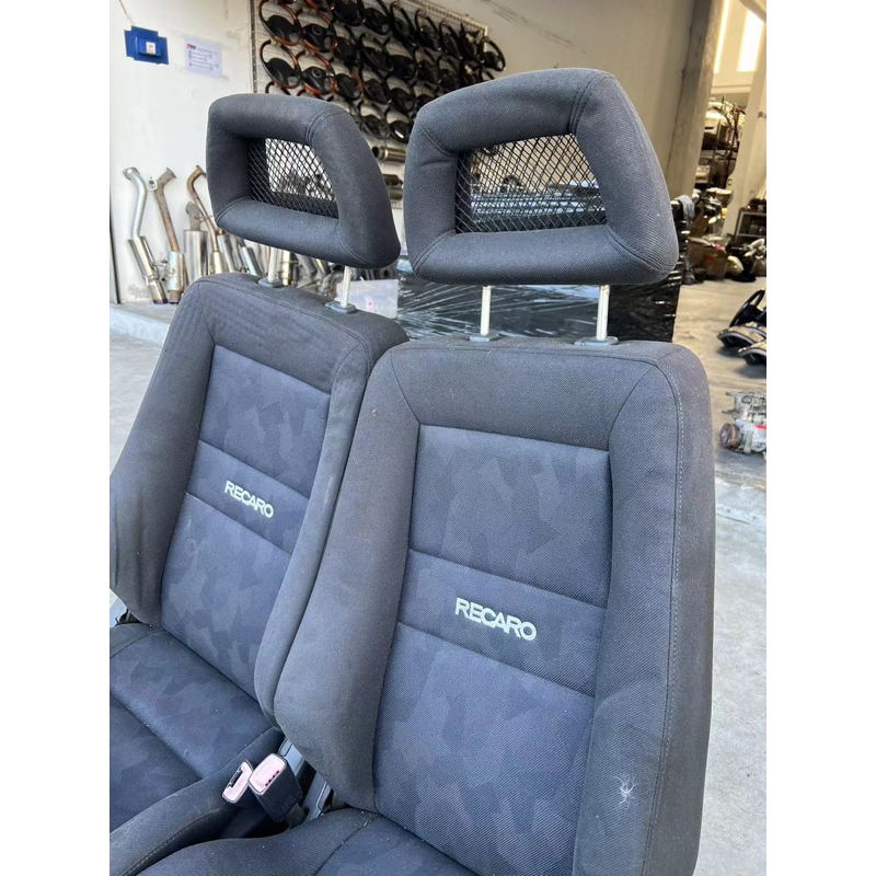 Original Recaro Seat LX FishNet Black Colour For Wira Putra Satria Saga ...