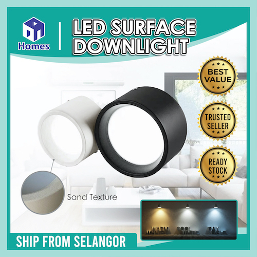 Homes SURFACE MOUNT Anti-Glare LED Downlight 12W/20W/28W 4″/5.5″/7 ...