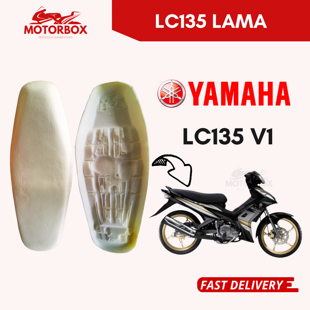 YAMAHA LC135 V1 LC LAMA LC1 LC FIRST MODEL SPAN SEAT FIBER SPONGE PU ...