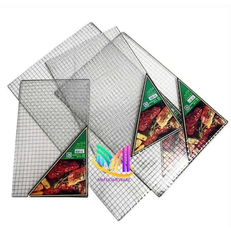 Stainless Steel BBQ Barbecue Grill Net / Jaring BBQ / Jaring Bakar BBQ ...