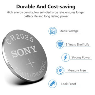 SONY 3V Lithium Coin Battery CR1220/CR1616/CR1620/CR1632/CR2016/CR2025/CR2032/CR2430/CR2450B ...