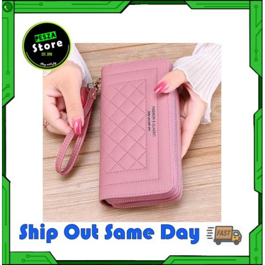 PESZA Wallet Woman Dompet Perempuan Beg Duit Wanita Long Purse Women ...