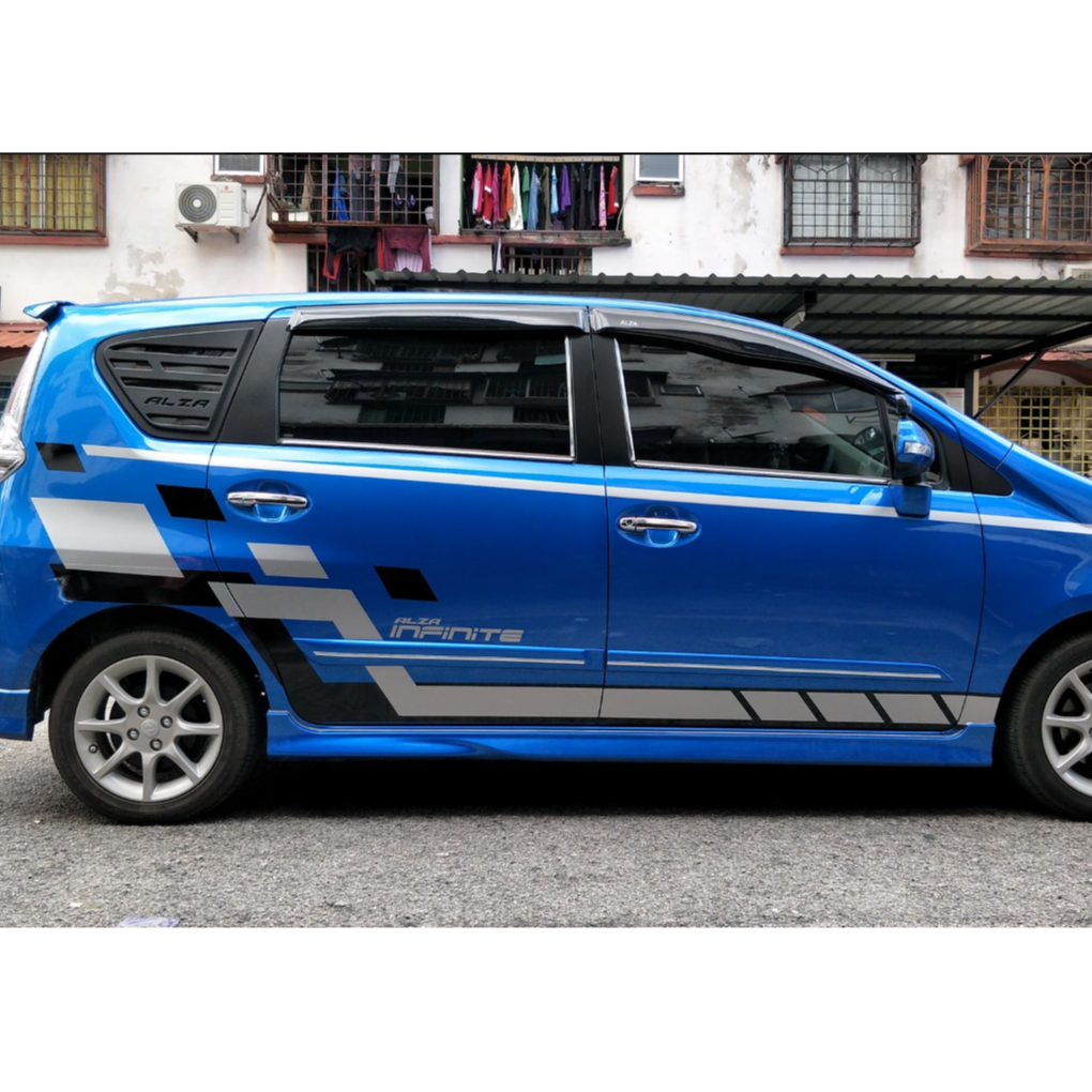 PERODUA ALZA SIDE BODY STICKER | Shopee Malaysia