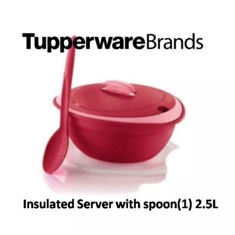Tupperware Insulated Server 2.5L (1pc) Red | Shopee Malaysia