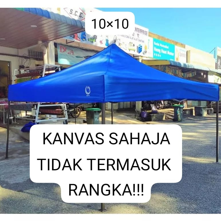 KAIN KANVAS KHEMAH MAHITA 600D 10ft X 10ft (3M X 3M) DAN 10ft X 15ft ...