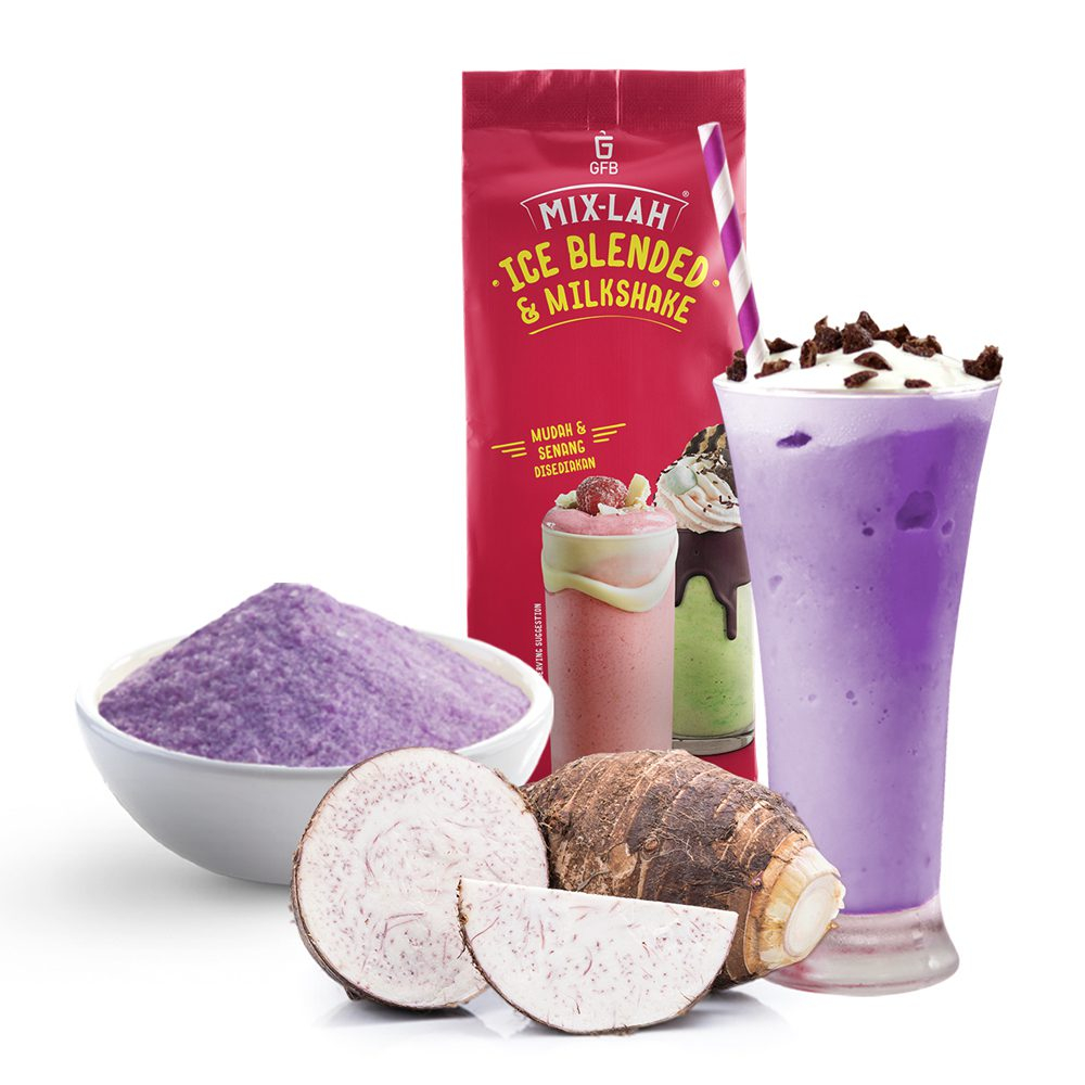 Yam Taro Keladi ICE BLENDED & MILKSHAKES Yam Taro Keladi POWDER 1KG ...