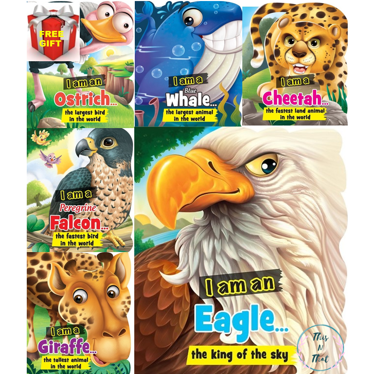 Buku NILAM - ANIMALS Set C (1 set = 6 Buku) Easy-To-Read Childrens ...