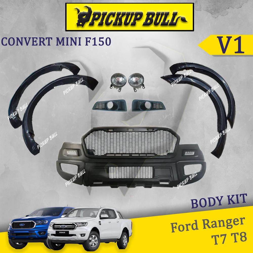 Ford Ranger T7 T8 Convert Mini F150 Front Body Kit Ranger Mini F150 ...