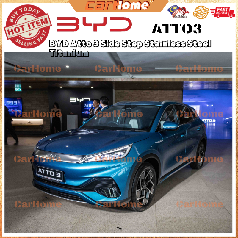 BYD Atto 3 Car Door Step side step Protector Atto 3 Door Step stainless ...