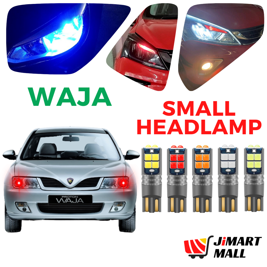 PROTON WAJA SMALL HEADLAMP LED BULB RGB Remote Head Lamp Light Lampu ...