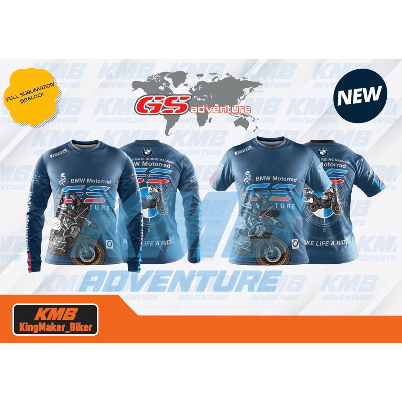 baju BMW adventure sublimation gsa gs1200/gs1250/800/900/310 kain ...