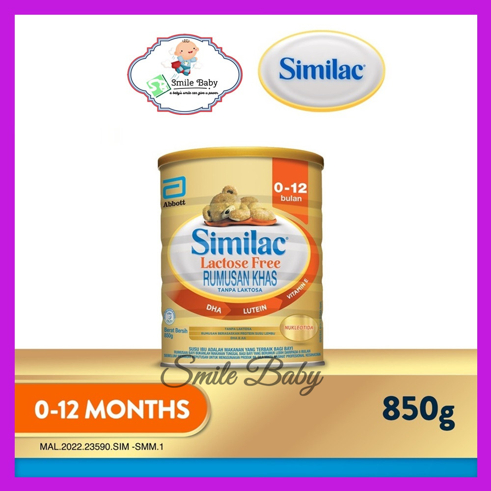 Similac Tanpa Laktosa 375g / 850g (Gold Lactose Free / Gold LF ...