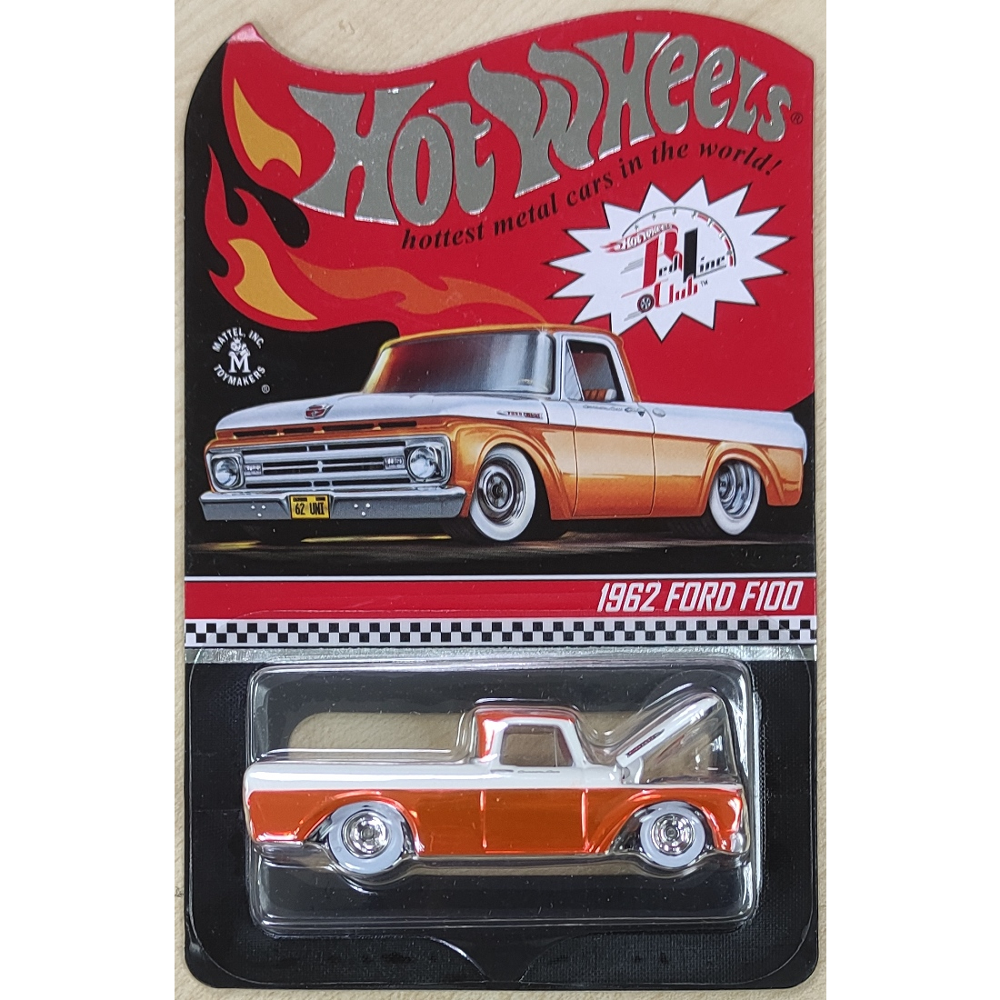 Hot Wheels Red Line Club 1962 Ford F100 [HW RLC 2021 HWC Collectors ...