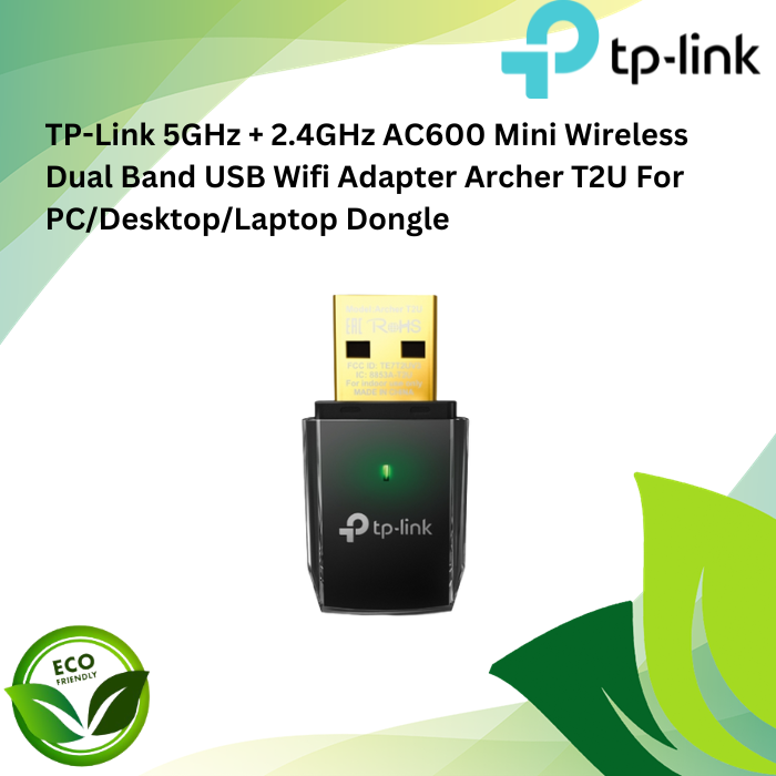 TP-Link 5GHz + 2.4GHz AC600 Mini Wireless Dual Band USB Wifi Adapter ...