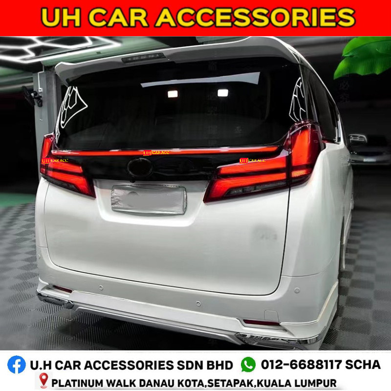 TOYOTA VELLFIRE ALPHARD 2015-2020 AGH30 ANH30 LED TAILLAMP TAILLIGHTS ...