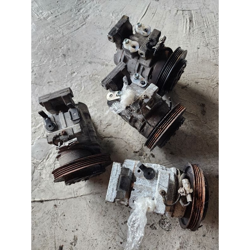compressor aircond engine 1NZFE toyota vios ncp42 ncp93 (halfcut japan ...