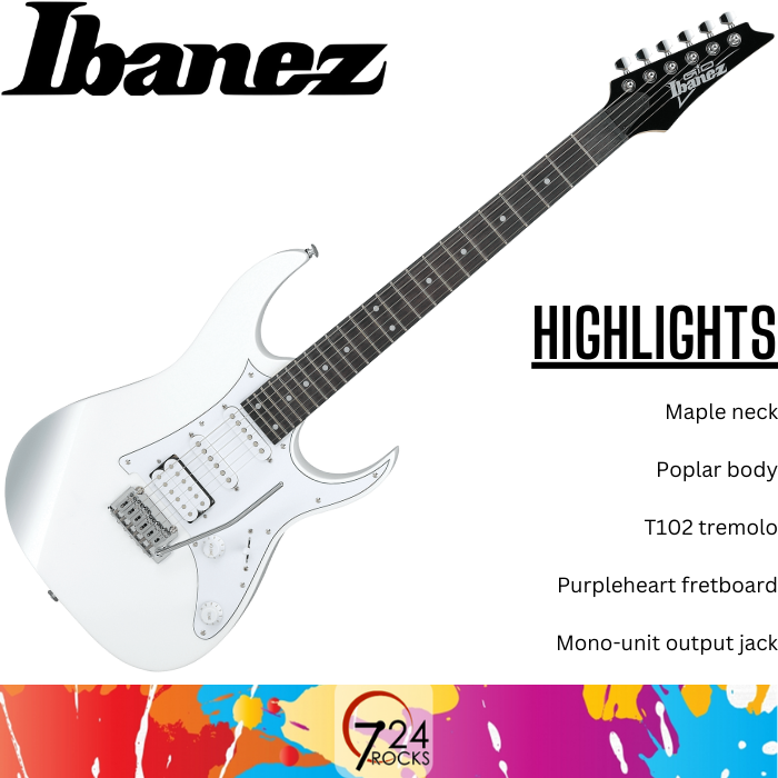 Ibanez Guitar Ibanez GRG140-WH RG GIO Series Electric Guitar White | Shopee Malaysia