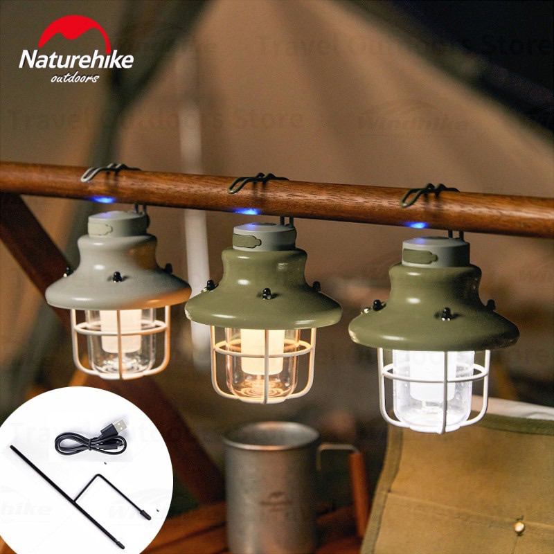 Naturehike Camping Ultralight Hand Lamp 3-Model Brightness LED Tent ...