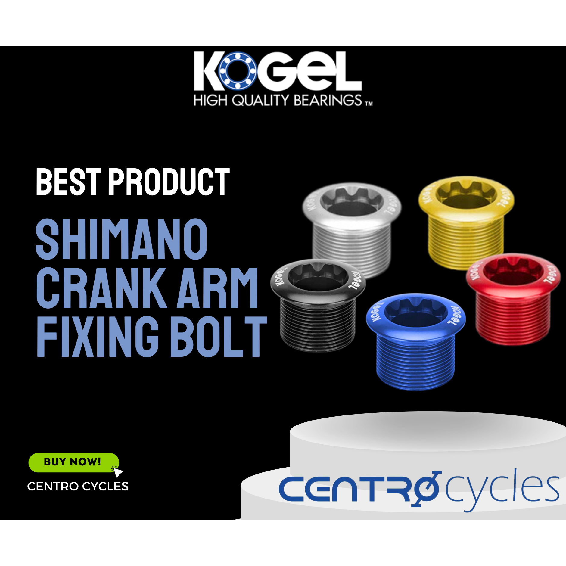 KOGEL: Shimano Crank Arm Fixing Bolt. | Shopee Malaysia