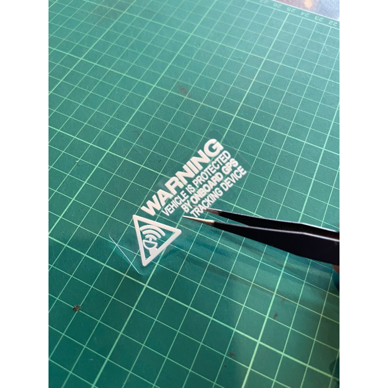 JDM STYLE SECURITY STICKER TAMPAL DALAM HONDA TOYOTA NISSAN PERODUA ...