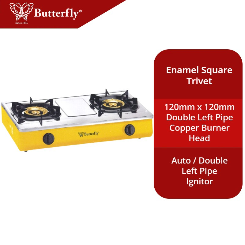 Butterfly Double Gas Stove - BGC-8822 | Shopee Malaysia
