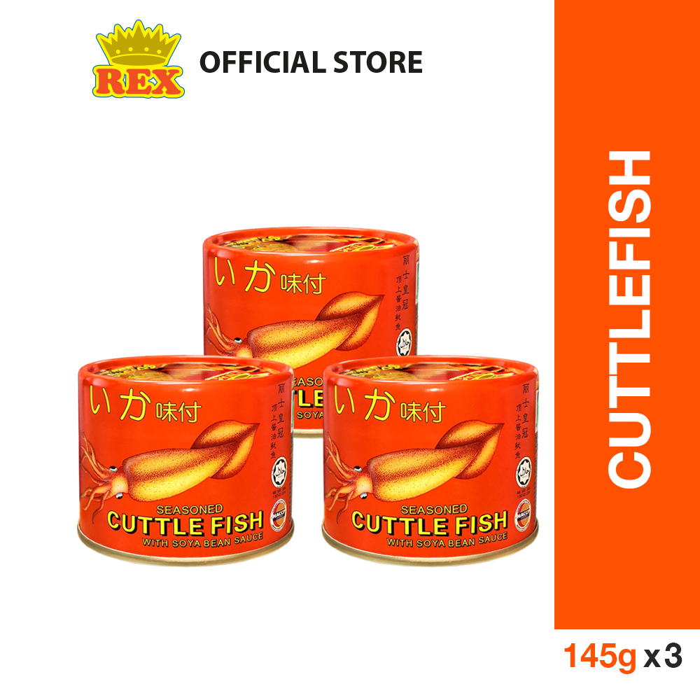 Rex Cuttlefish in Soya Sauce (145g x 3) | Shopee Malaysia