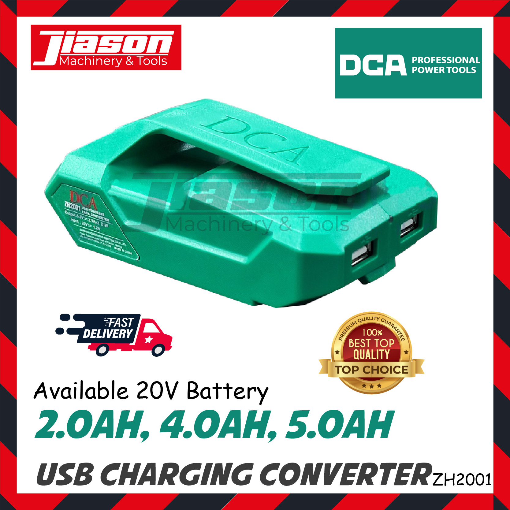 【100% ORIGINAL】DCA ZH2001 USB Cordless Pack Converter / Charging ...
