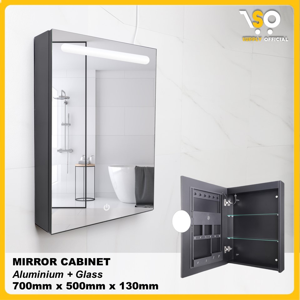Luxury Design Bathroom Mirror Cabinet Wall-Mounted Bathroom Smart ...