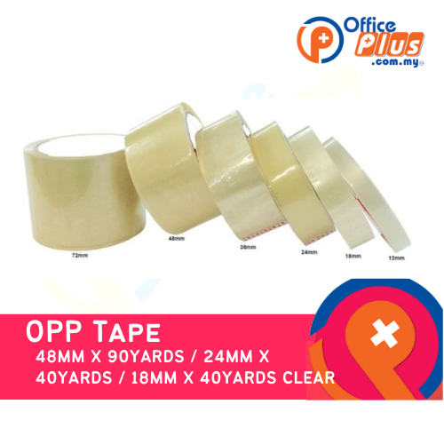 OPP Tape Transparent Packing Tape | Shopee Malaysia