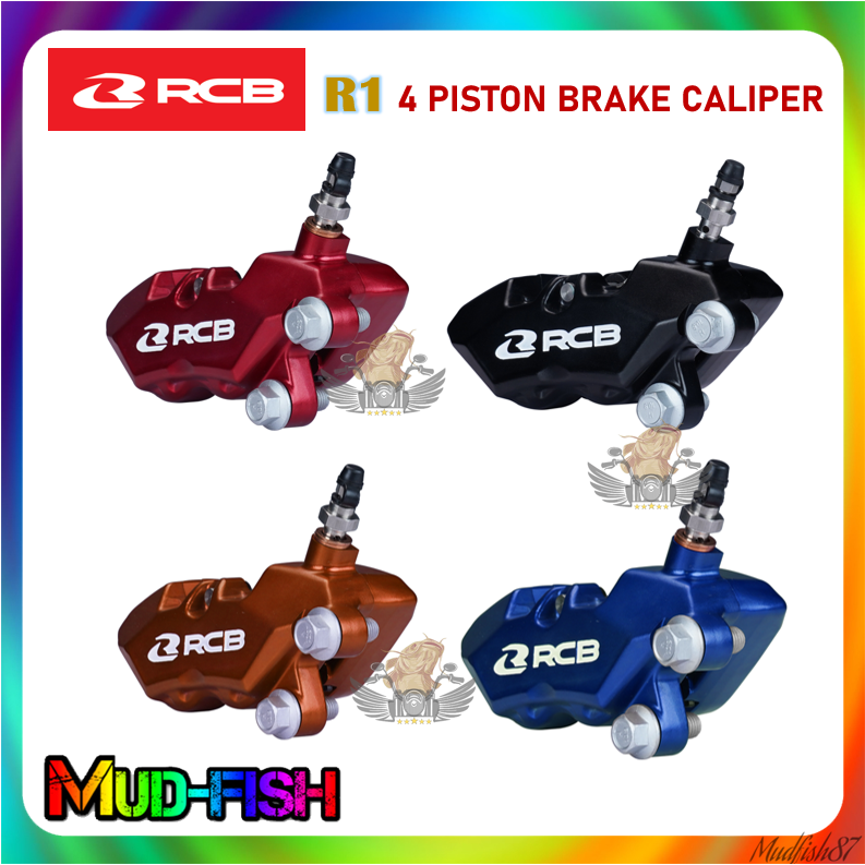 RCB R1 SERIES RACING PERFORMANCE BRAKE CALIPER (4 PISTON) | Shopee Malaysia