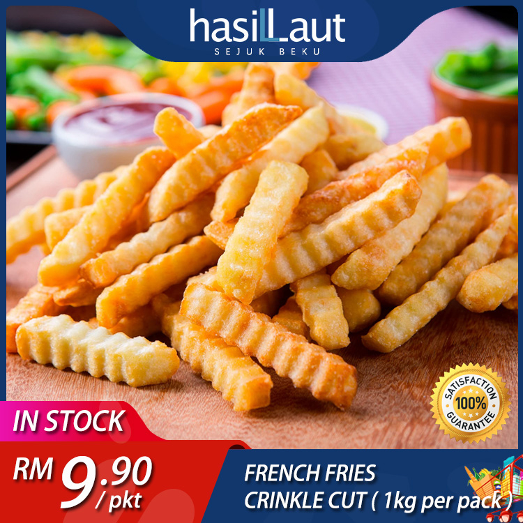 【READY STOCK】FRENCH FRIES - CRINKLE CUT 1KG | Shopee Malaysia