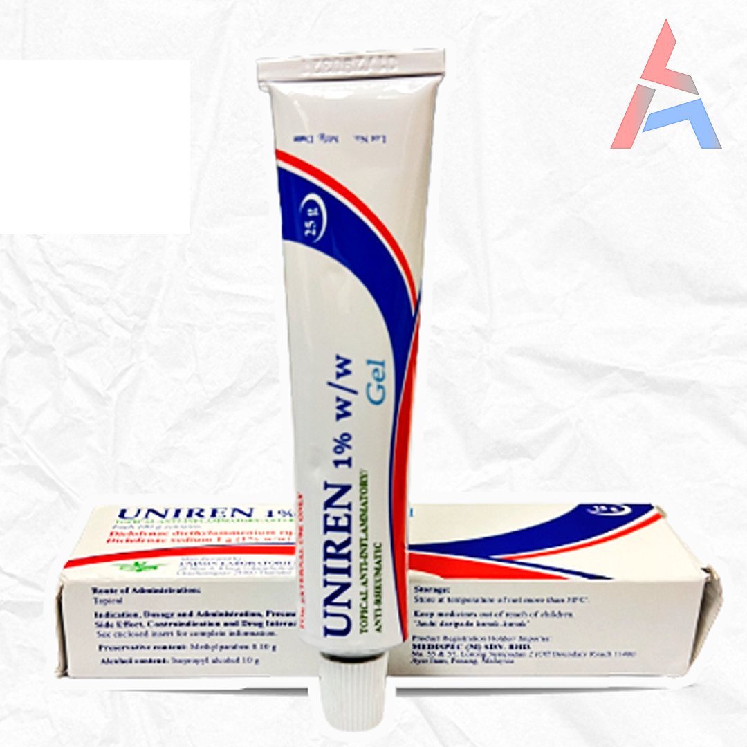 Uniren Gel 1% 25g 1%% (EXP 2024) | Shopee Malaysia