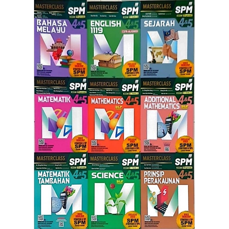 MASTERCLASS / SPM KSSM Form 4&5 / SASBADI Sdn. Bhd. | Shopee Malaysia