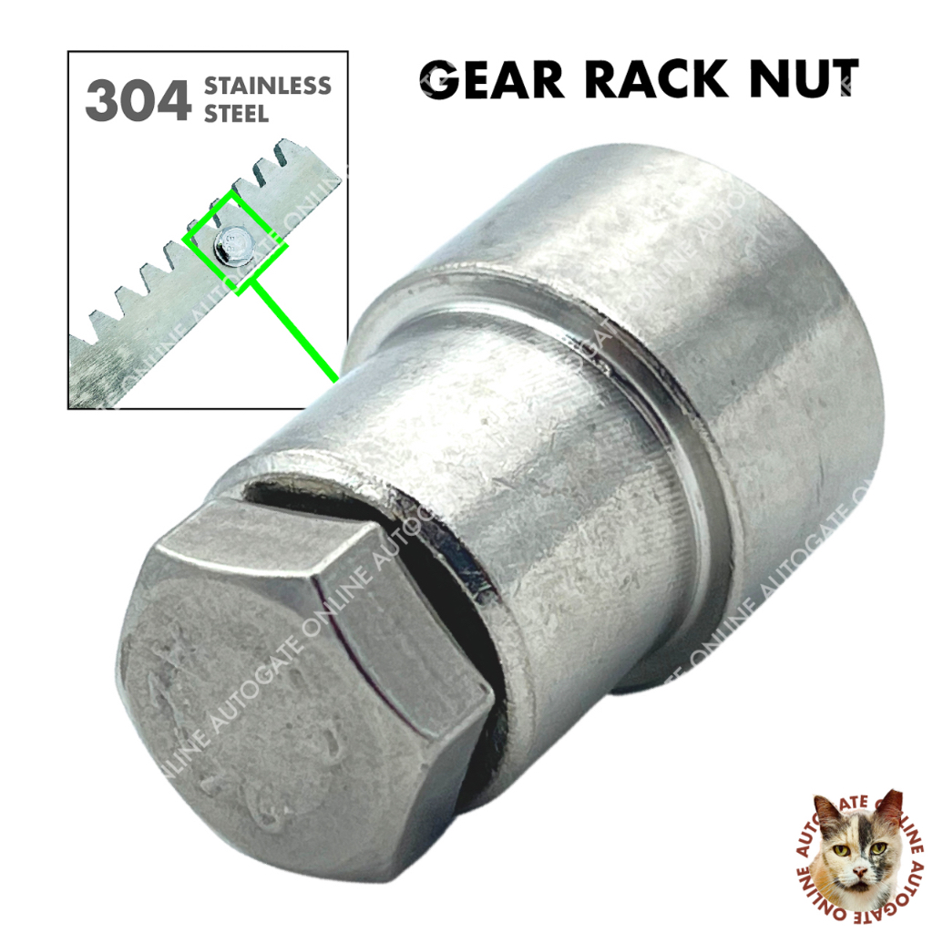 GEAR RACK NUT ( STAINLESS STEEL NUT) FOR SLIDING AUTOGATE - AUTOGATE ...
