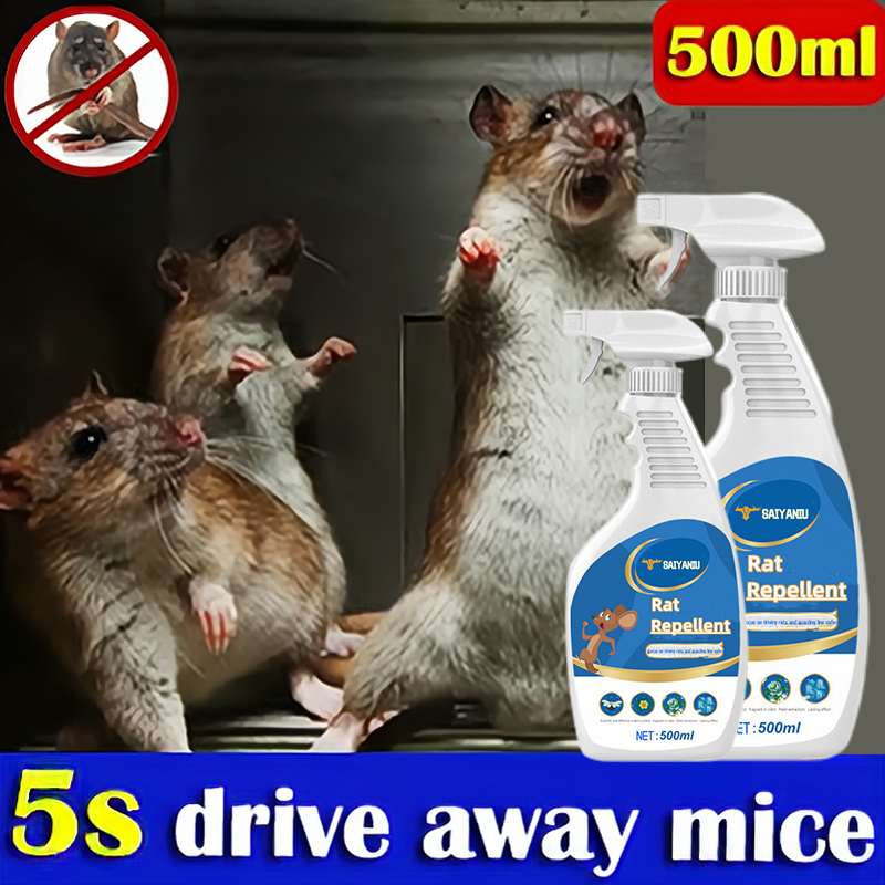 No mice within 100m Rat Spray Killer Rat Repellent Non-toxic. no harm ...
