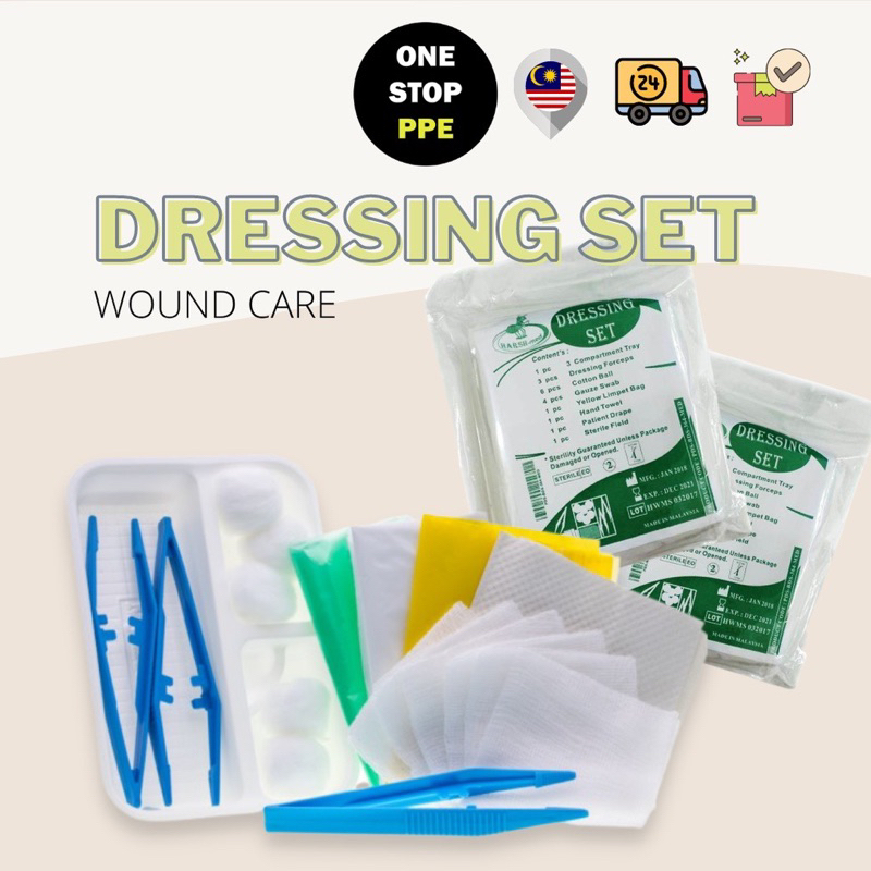 [WOUNDCARE:NURSINGCARE] Basic Dressing Set - 3 forceps (1pcs/pkt ...