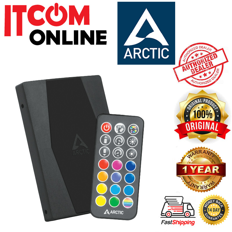 ARCTIC 8-PORT ARGB CONTROLLER WITH REMOTE (ACFAN00180A) | Shopee Malaysia