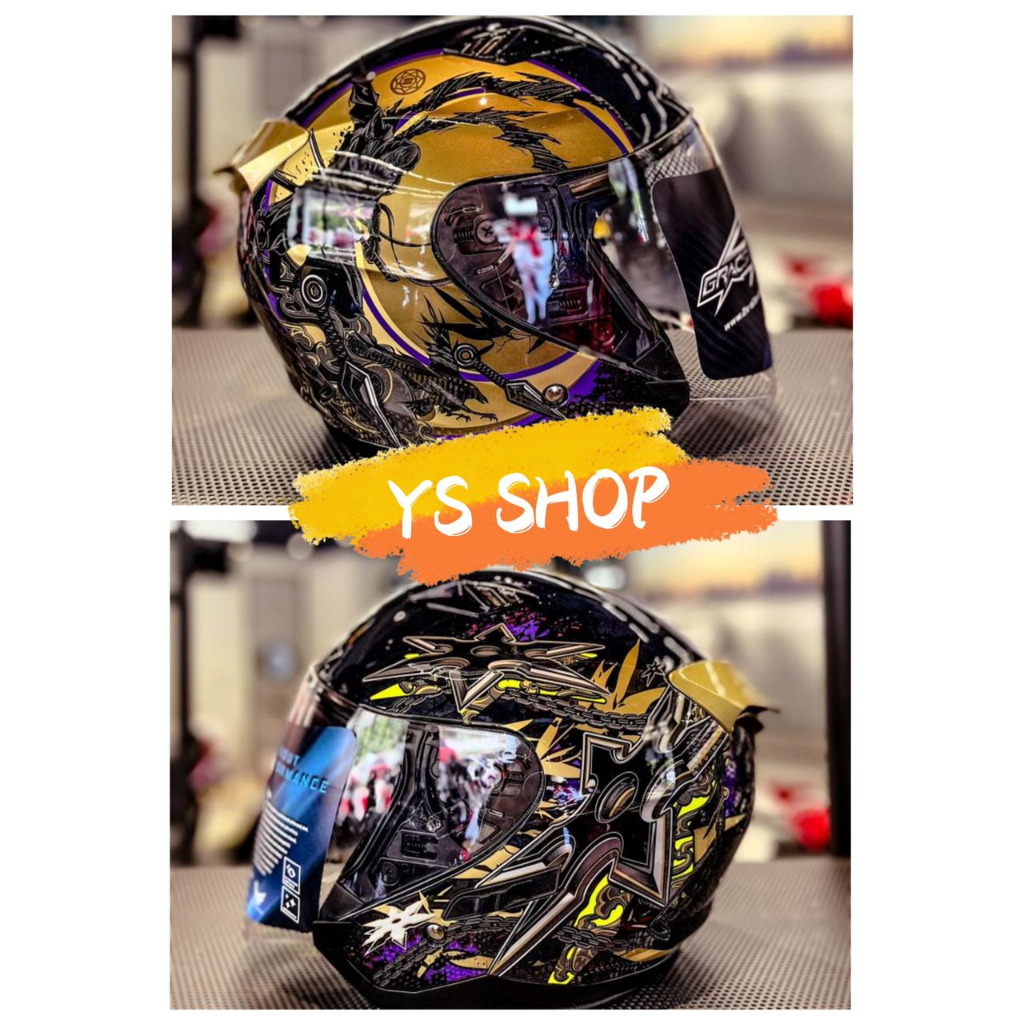 Gracshaw G535 Japan Series~Gracshaw Helmet Gennex G535 ODA/SAMURAI ...