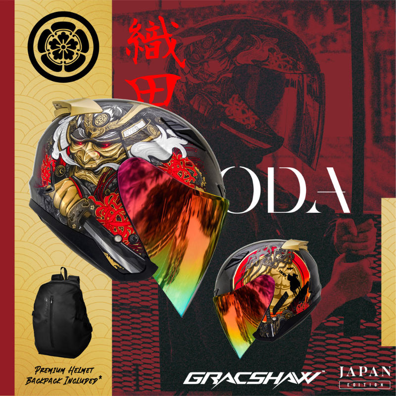 Gracshaw Helmet Gennex G535 ODA/SAMURAI Japan Edition New Launching ...