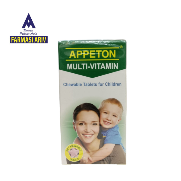 Appeton Multi-Vitamin Chewable Tablets for Children - 60 Chewable ...