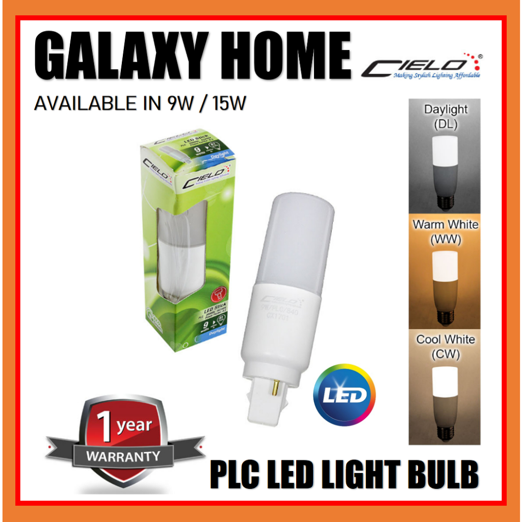 CIELO PLC LED STICK BULB 9W / 15W | Shopee Malaysia