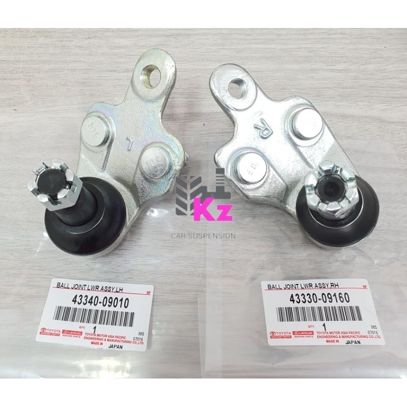 TOYOTA ALPHARD ANH10/MNH10/CAMRY ACV30/ESTIMA ACR30/MCR30/HARRIER ACU30/MCU30 - 4 IN 1 SET-FRONT ...