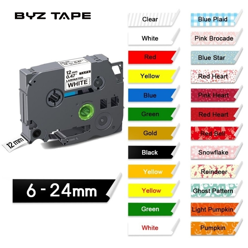 BYZ TAPE TZe231 TZE Tape 6/9/12/18/24mm tze231 TZE231 Compatible ...